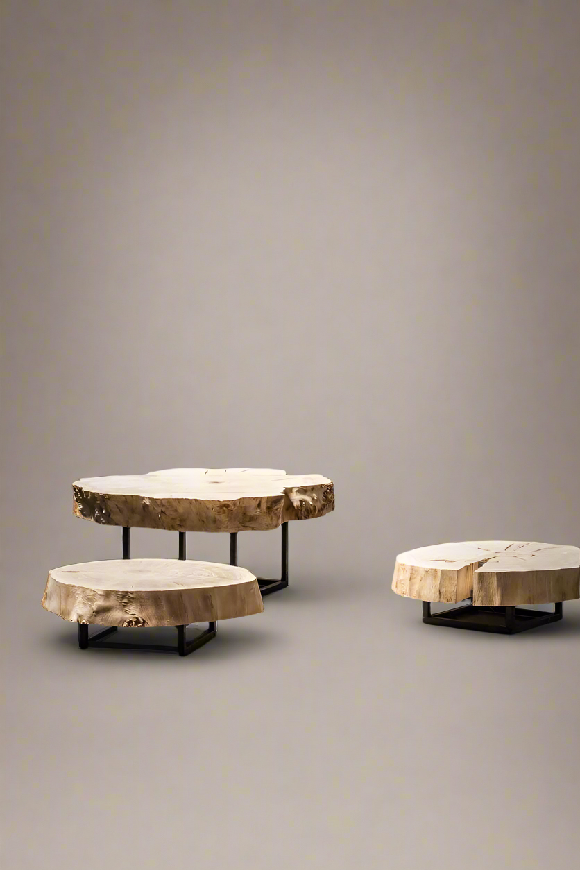 Poplar Coffee Table by Heerenhuis, Wood Furniture | Enter The Loft