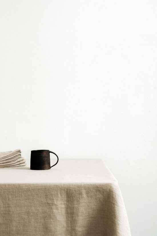 Elevate your dining experience with our Linen Table Cloth | Enter The Loft